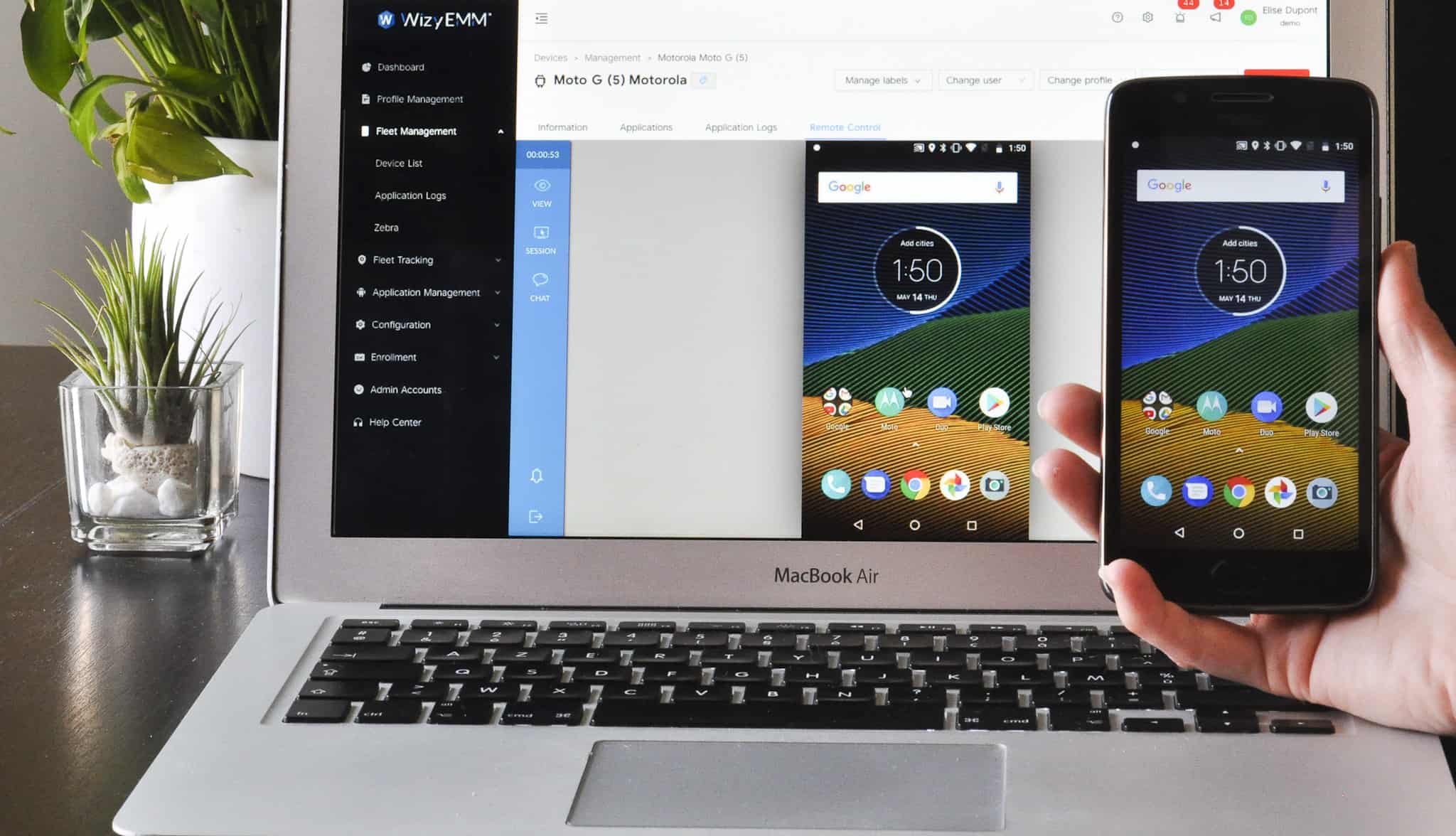WizyEMM - Android Device Management for Frontline Workers