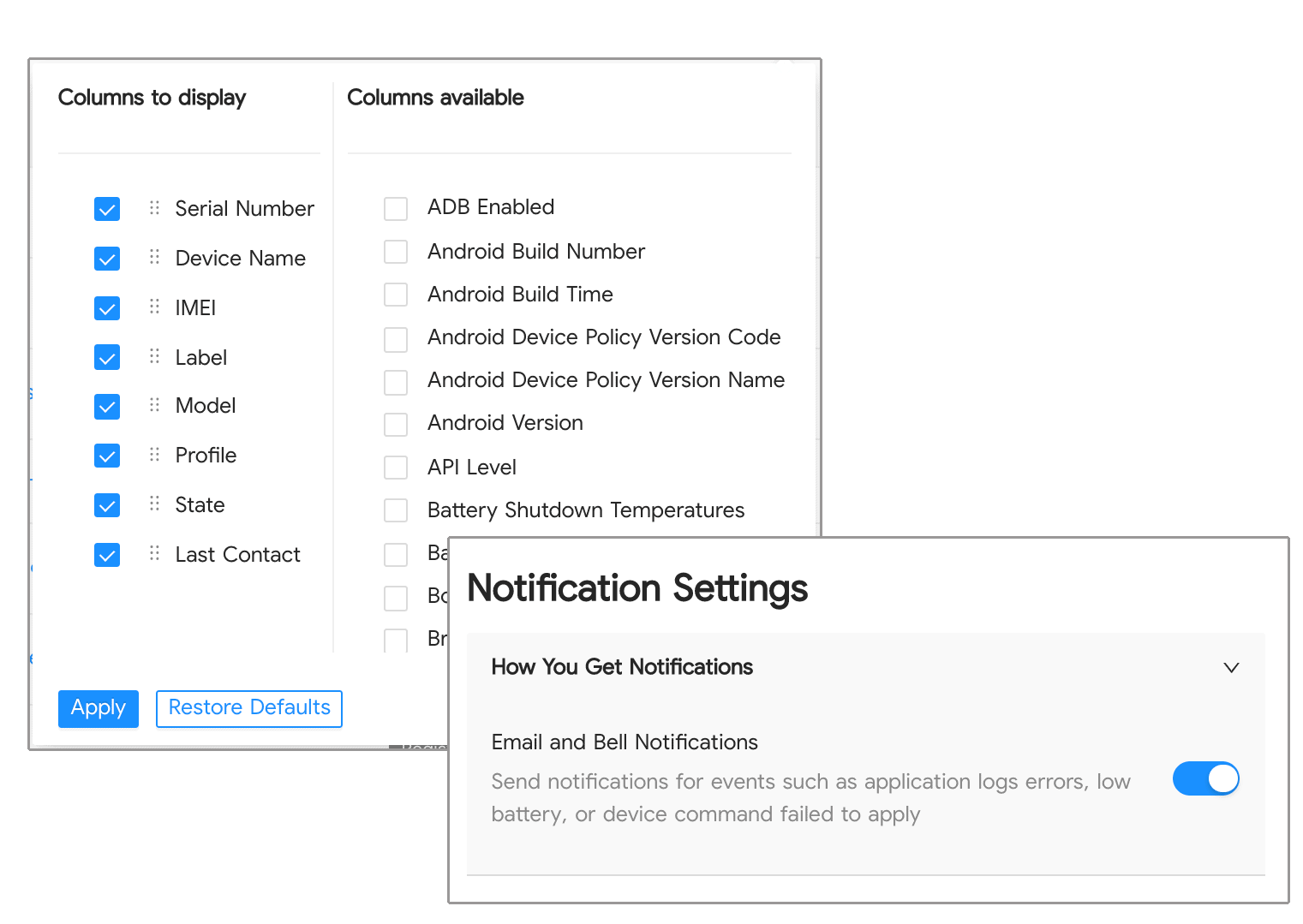 Android MDM - WizyEMM
